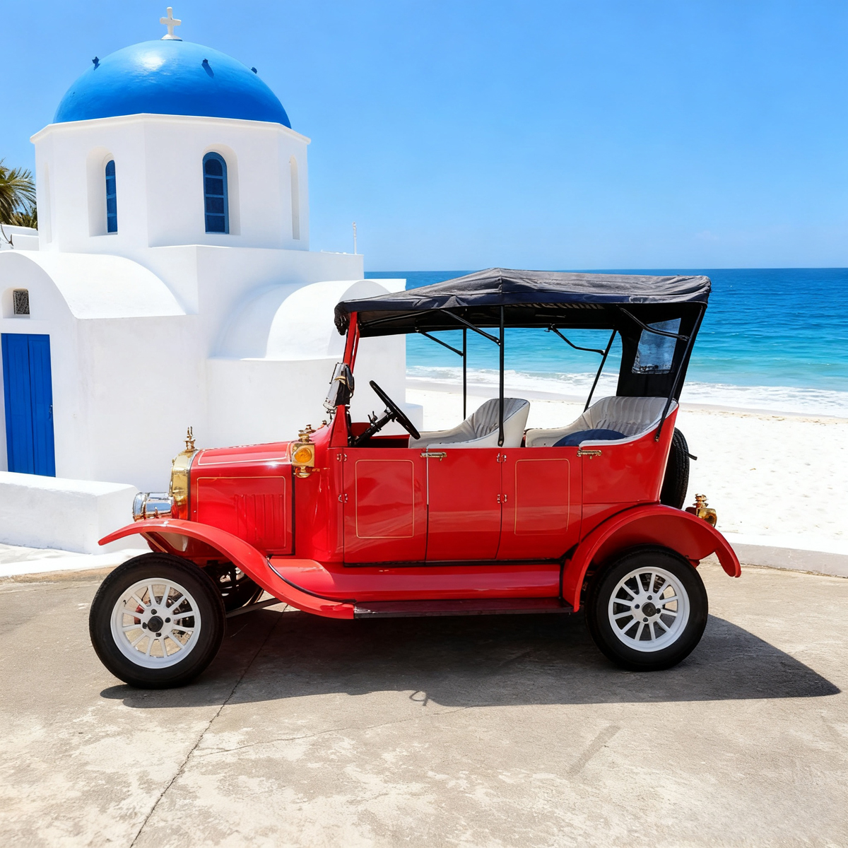 Mediterranean Coast - Yatian Electric Car